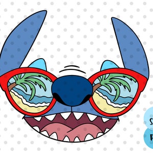 2pcs, Summer Stitch SVG, Stitch Shirt Svg, Stitch Clipart, Stitch ...