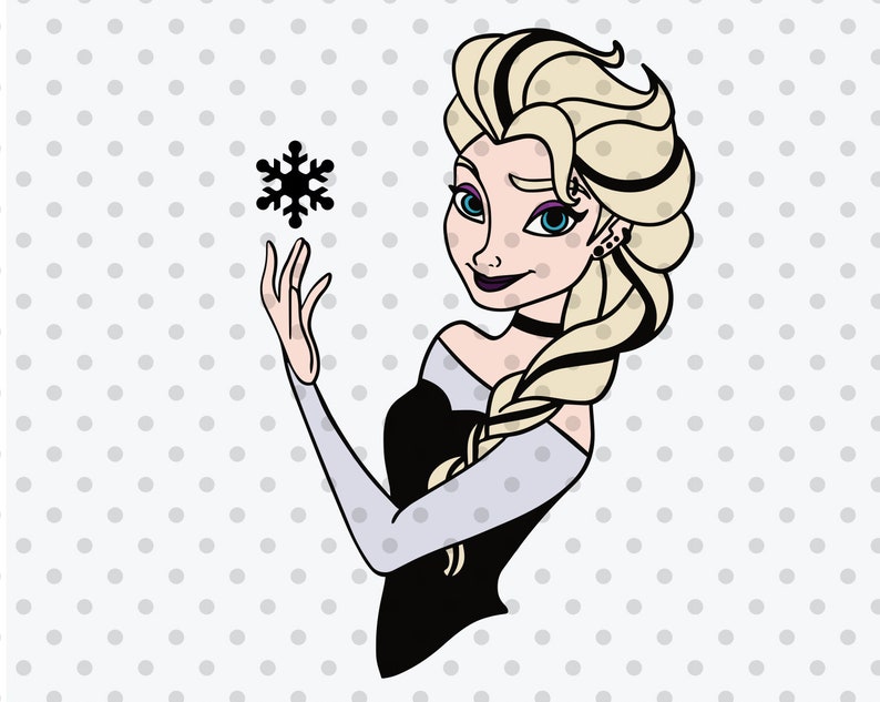 Punk Goth Princess SVG, Goth Svg, Punk Svg, Punk Princess Svg, Ice ...