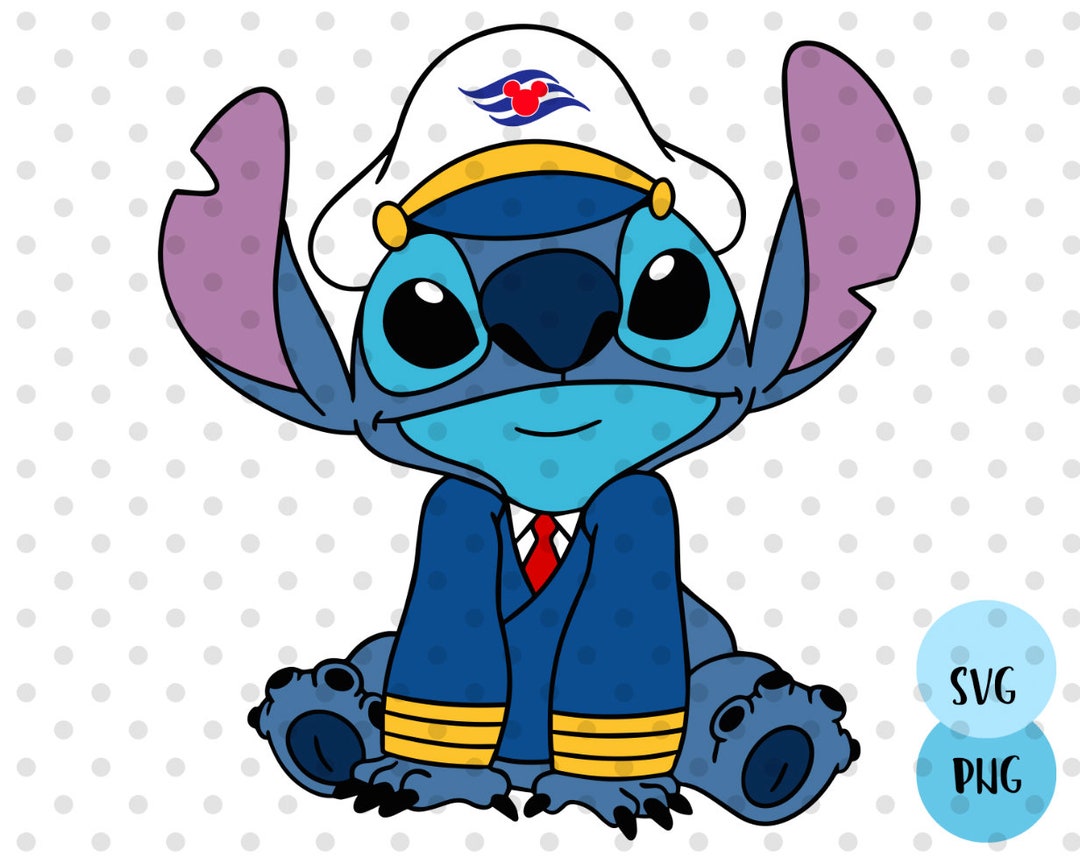 Captain Stitch SVG, Cruise Svg, Captain Svg, Family Cruise Svg, Anchor ...