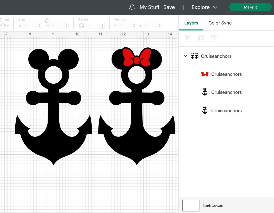 Anchor Mouse Head Svg Cruise Svg Captain Svg Captain Mouse - Etsy