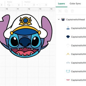 3pcs, Captain Stitch SVG, Cruise Svg, Captain Svg, Family Cruise Svg ...