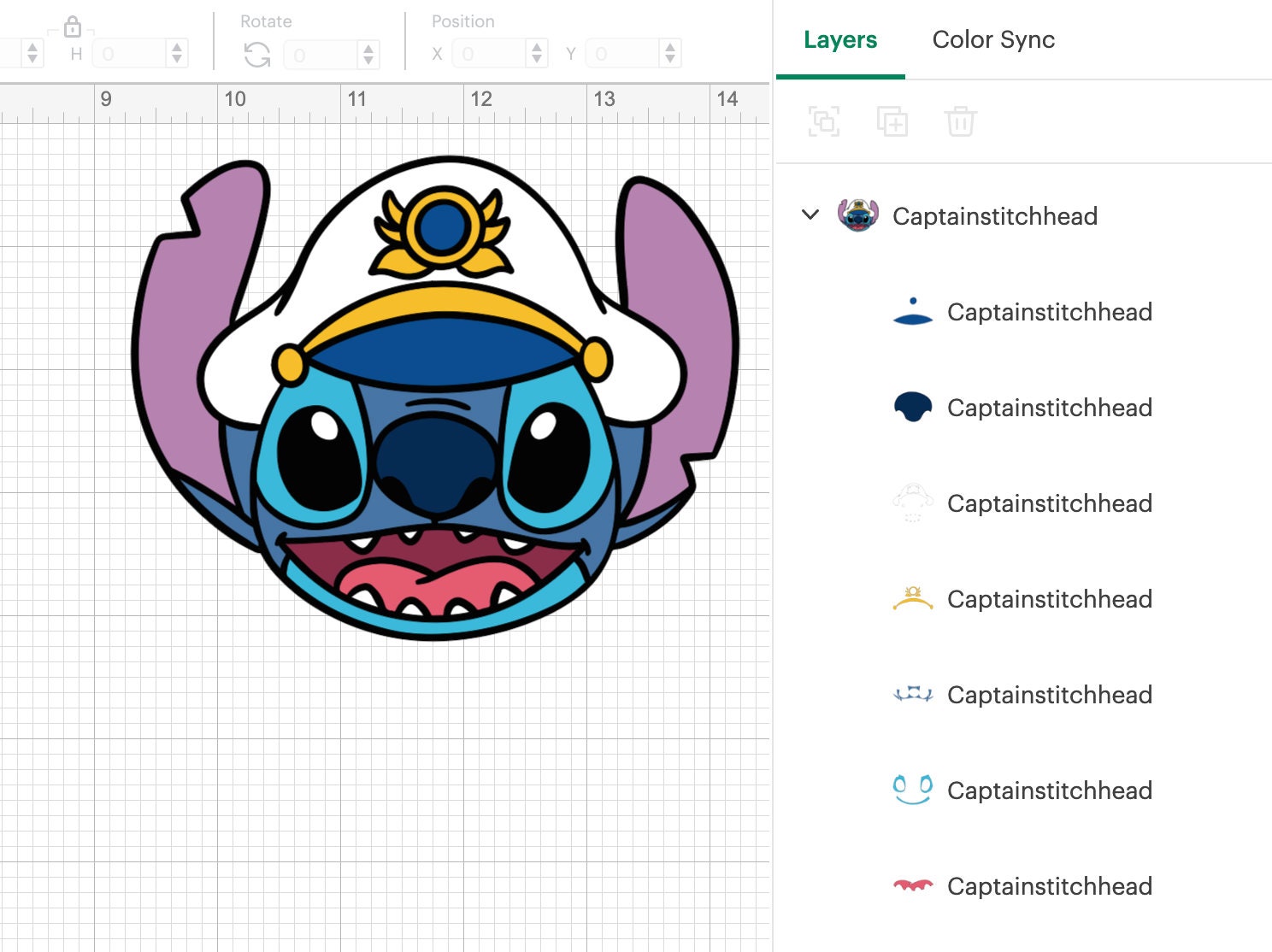 3pcs Captain Stitch SVG Cruise Svg Captain Svg Family - Etsy UK