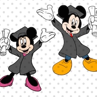 Minnie Mouse Graduation Design, Minnie Mouse Png Clipart, Minnie Mouse ...