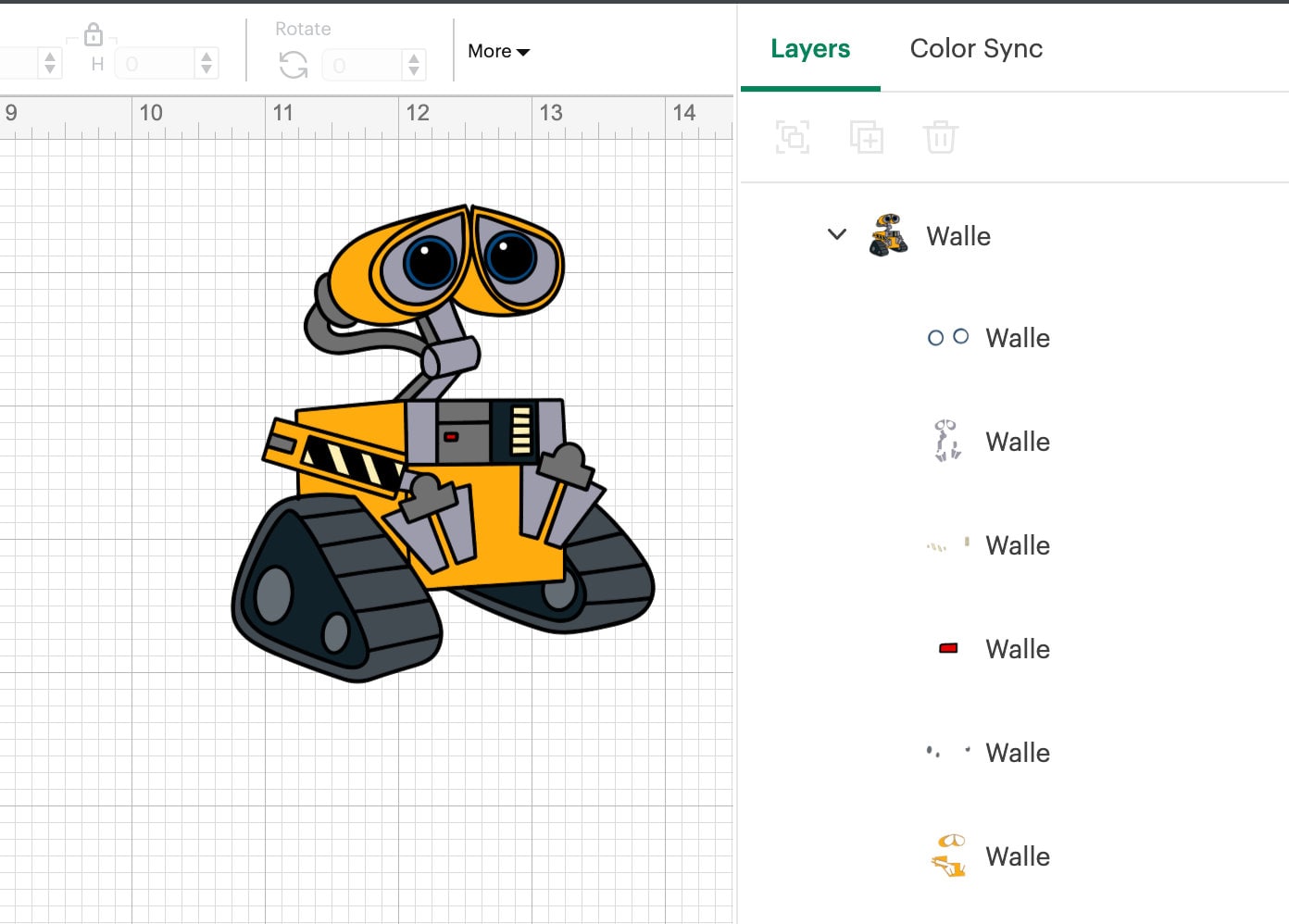 LAYERED Wall E SVG Wally Svg Robot Svg - Etsy Canada