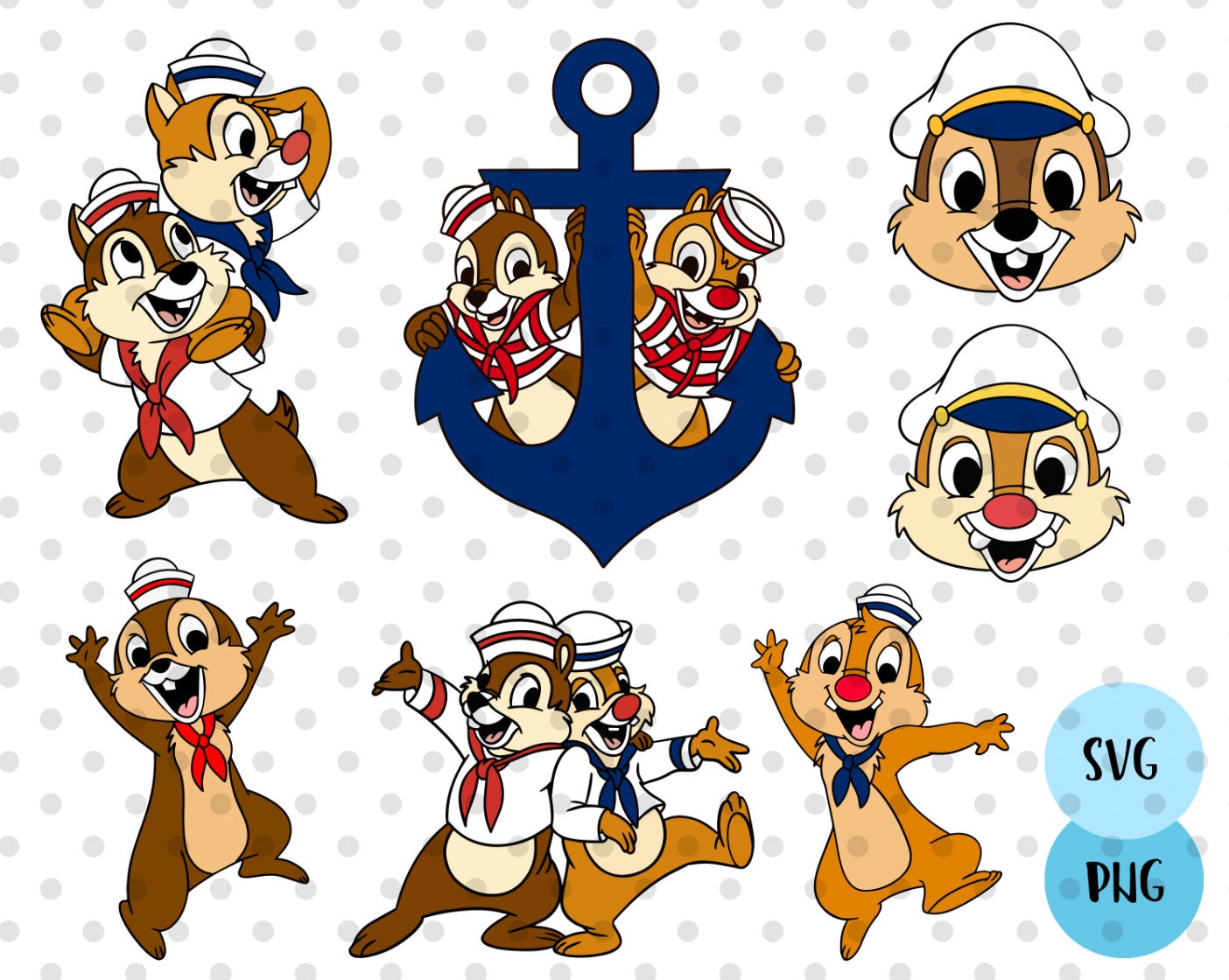 Chipmunks Cruise SVG Bundle, Cruise Mouse Head Svg, Cruise Trip Svg ...