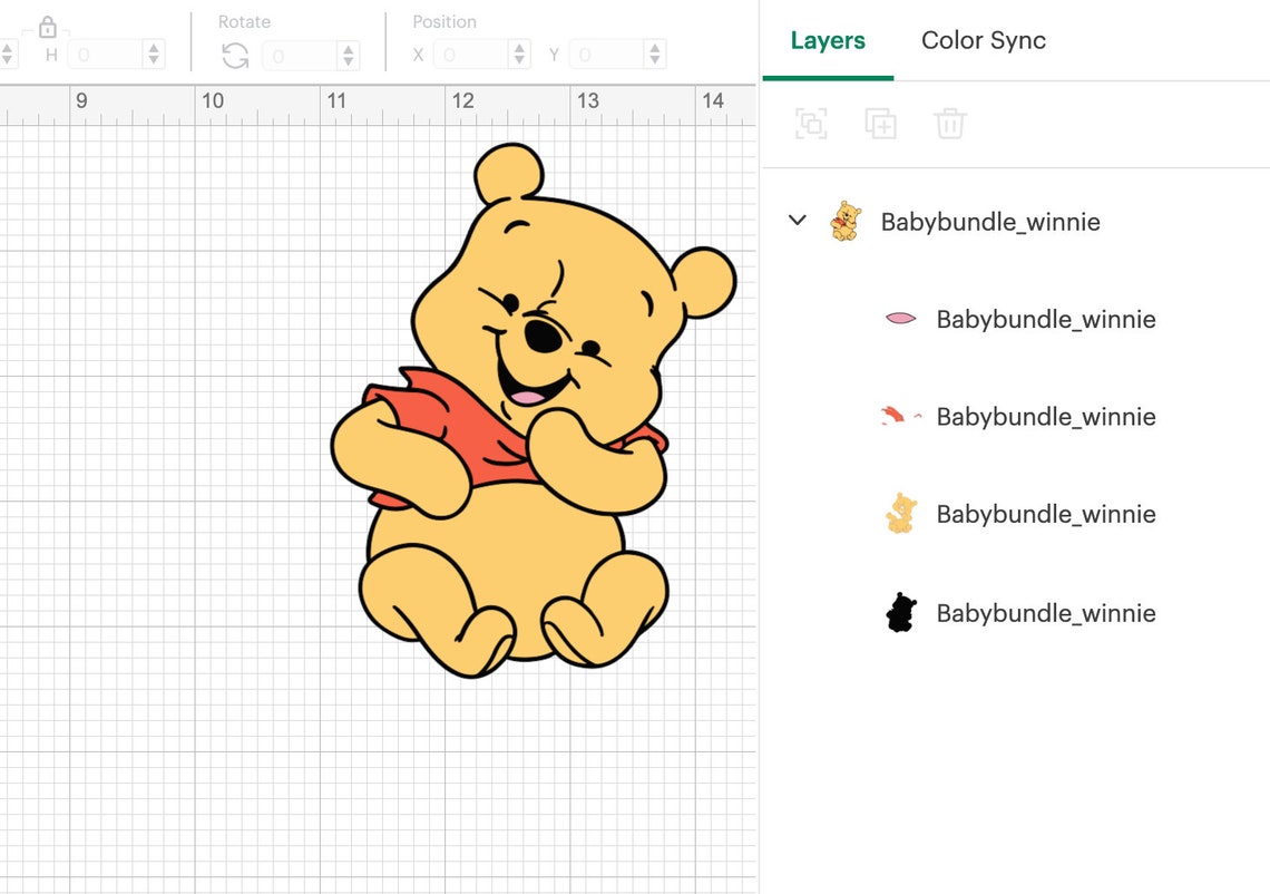 4 Baby Winnie Friends SVG Bundle - Etsy