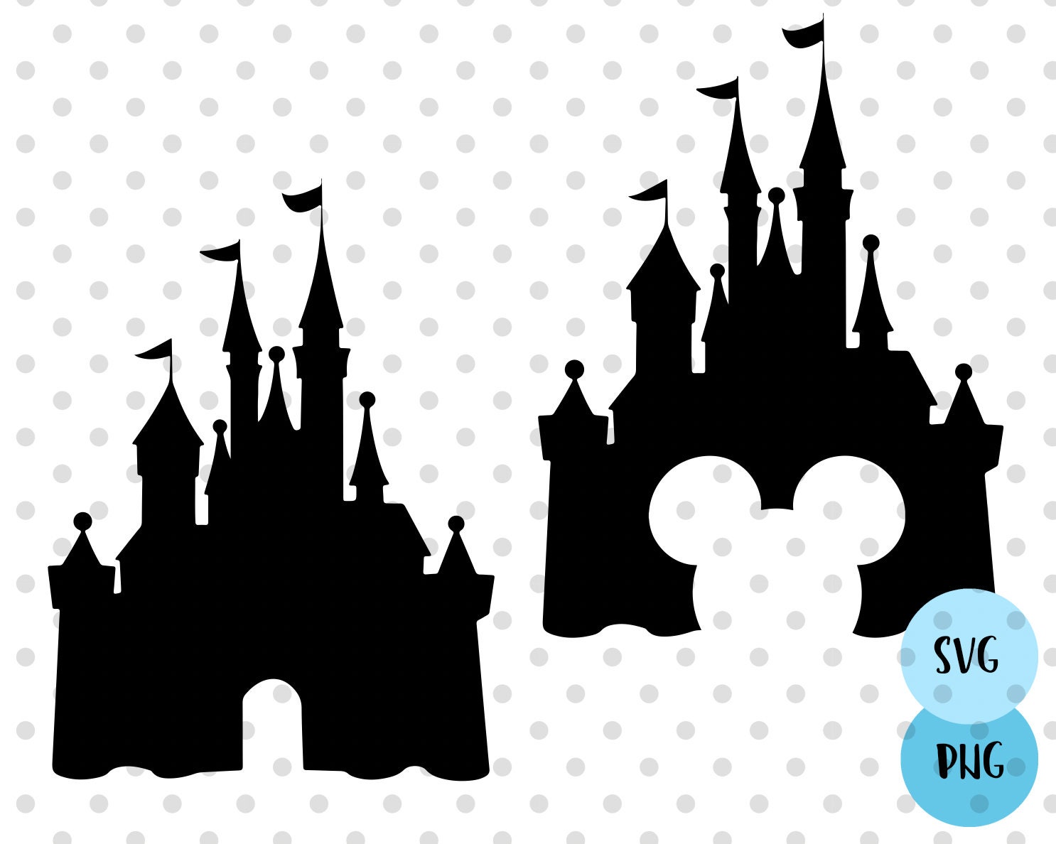 2pcs Castle Svg Magic Castle Svg Mouse Castle Svg - Etsy