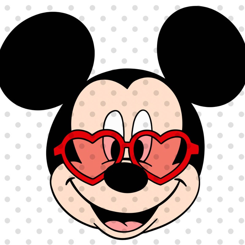 Mickey Glasses Svg - Etsy