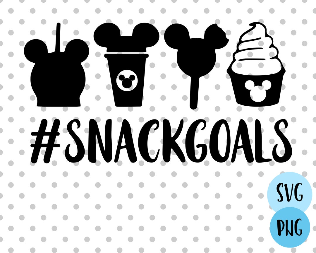 Snack Goals Svg - Etsy