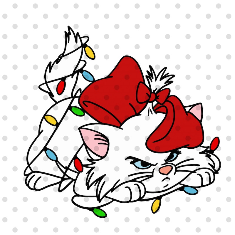 Marie Outline Svg - Etsy