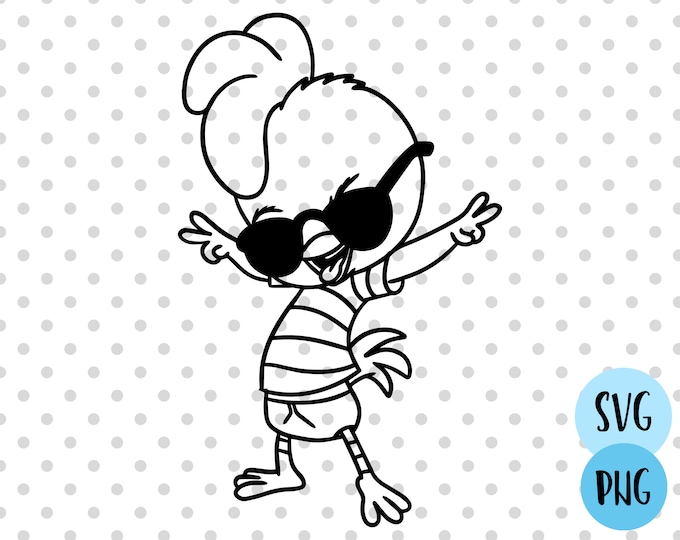 Clipart, Chicken Little Svg, Chicken, Movie Svg, Digital Download, PNG ...