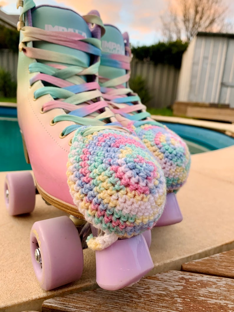 Pastel Rainbow Roller Skate Toe Guards | Etsy