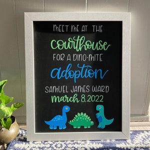 Hand Painted Adoption Sign, Adoption Day Sign for Photos, Custom ...