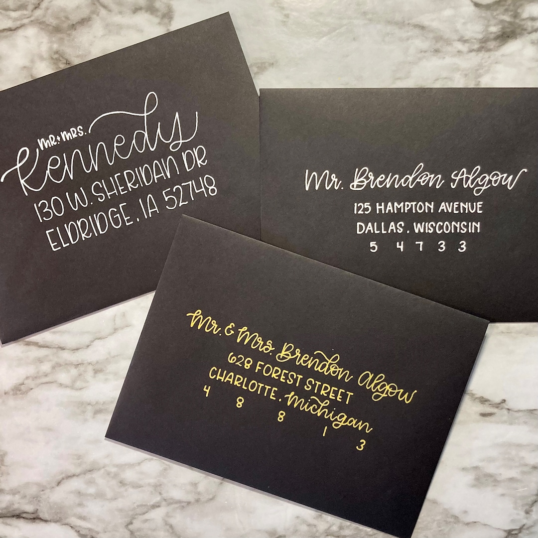 Personalized Envelopes for Wedding, Custom Envelopes for Christmas ...