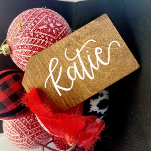 Personalized Stocking Tag for Christmas, Christmas Ornament for Family ...