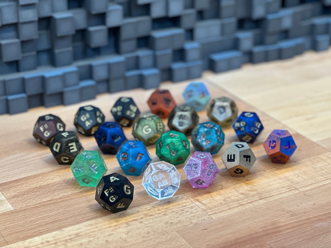 Musical Scale Dice: Handmade 12-sided Music Practice Tool - Etsy