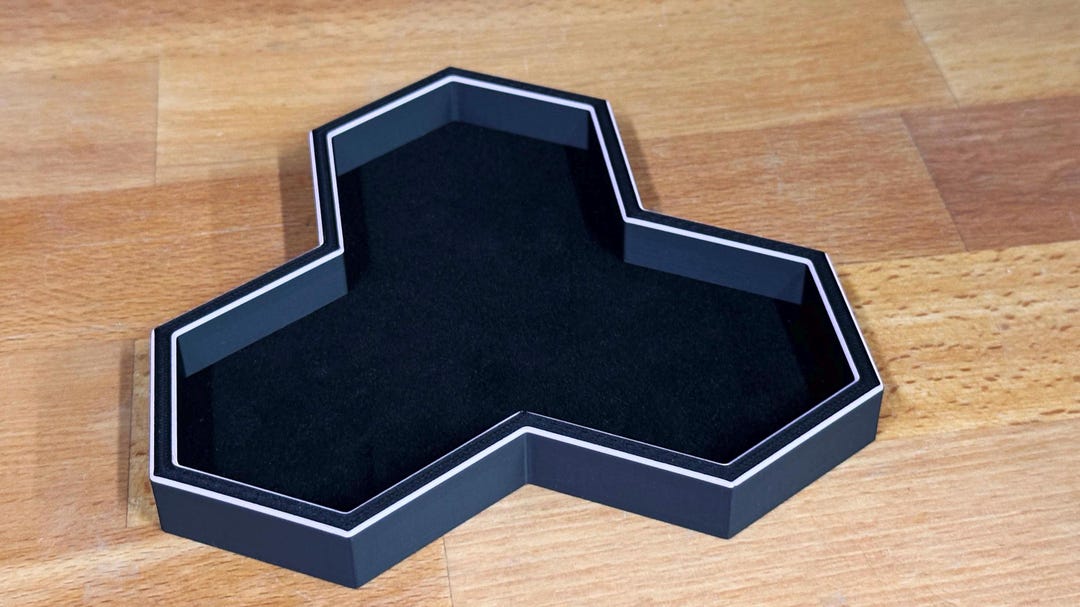 Triple Hexasnap Tray: Magnetic Board Game Token Organizer - Etsy