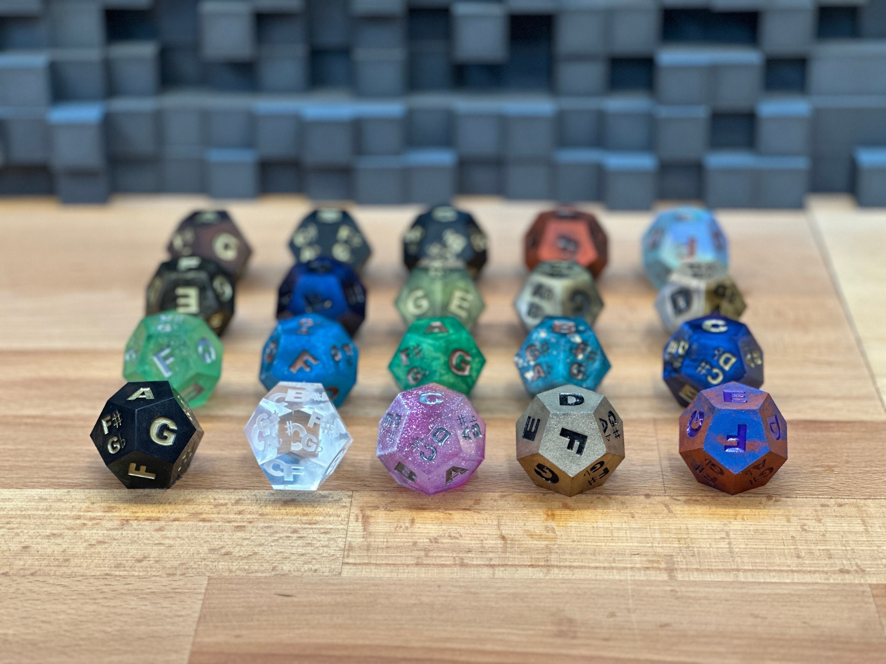 Musical Scale Dice: Handmade 12-sided Music Practice Tool - Etsy