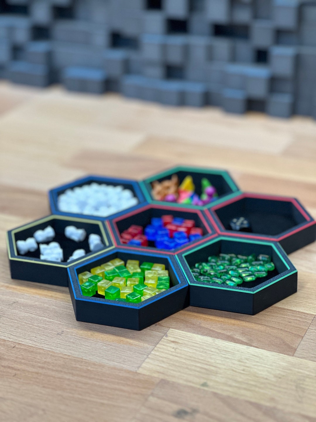 Magnetic Board Game Token Trays - 7 Tray Set - Hexasnap, Gamebuddy’s ...
