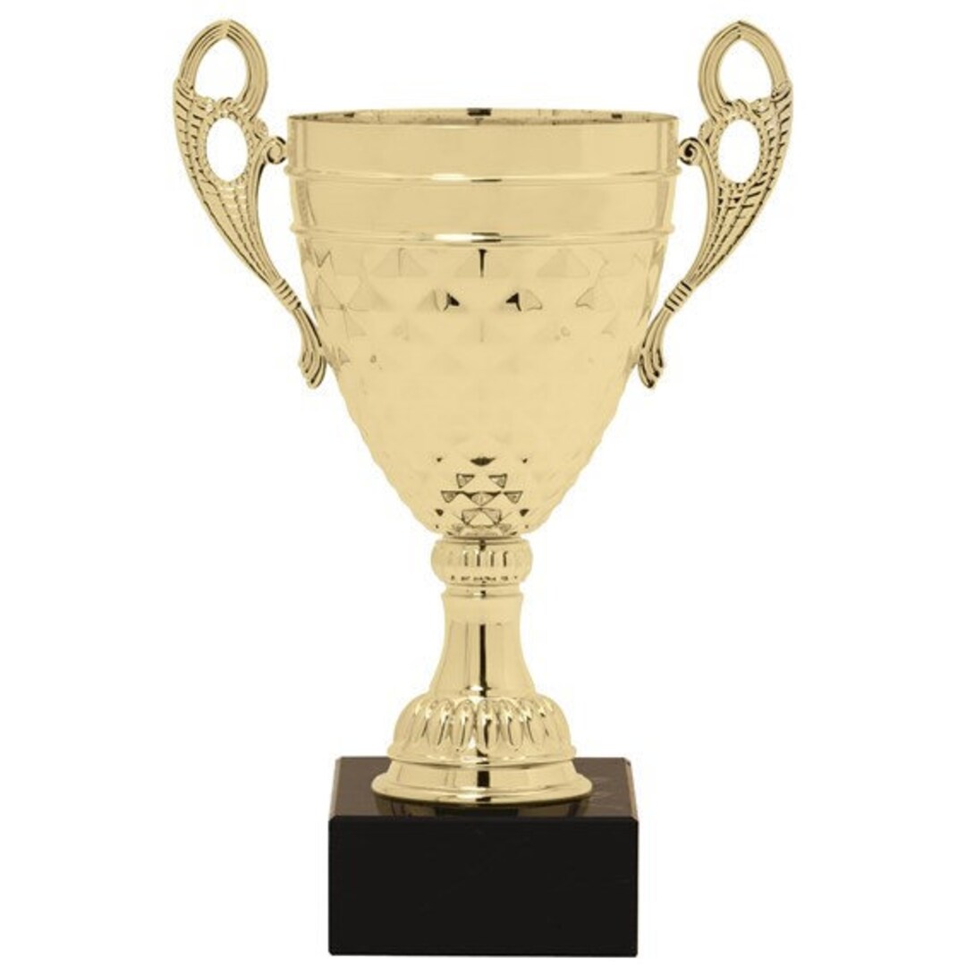 Metal Gold Cup on Marble Base With Laser Engraved Plate - Etsy