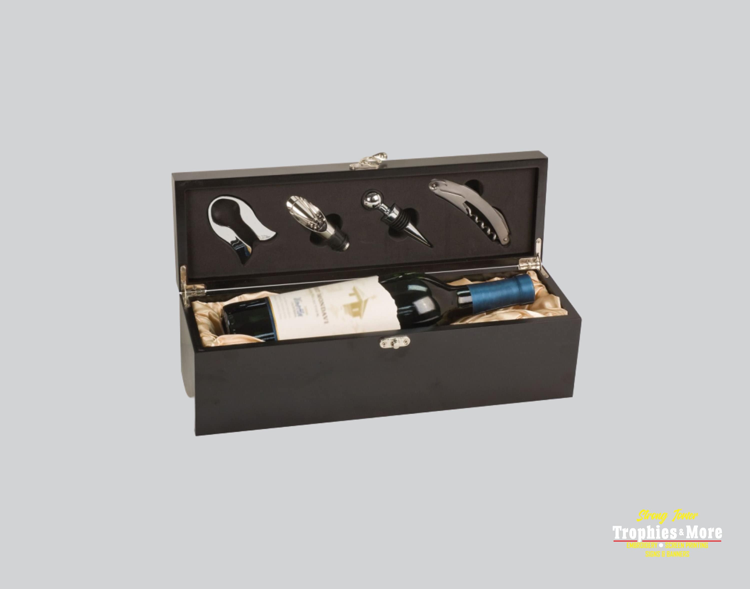 Matte Black Wine Presentation Box - Etsy