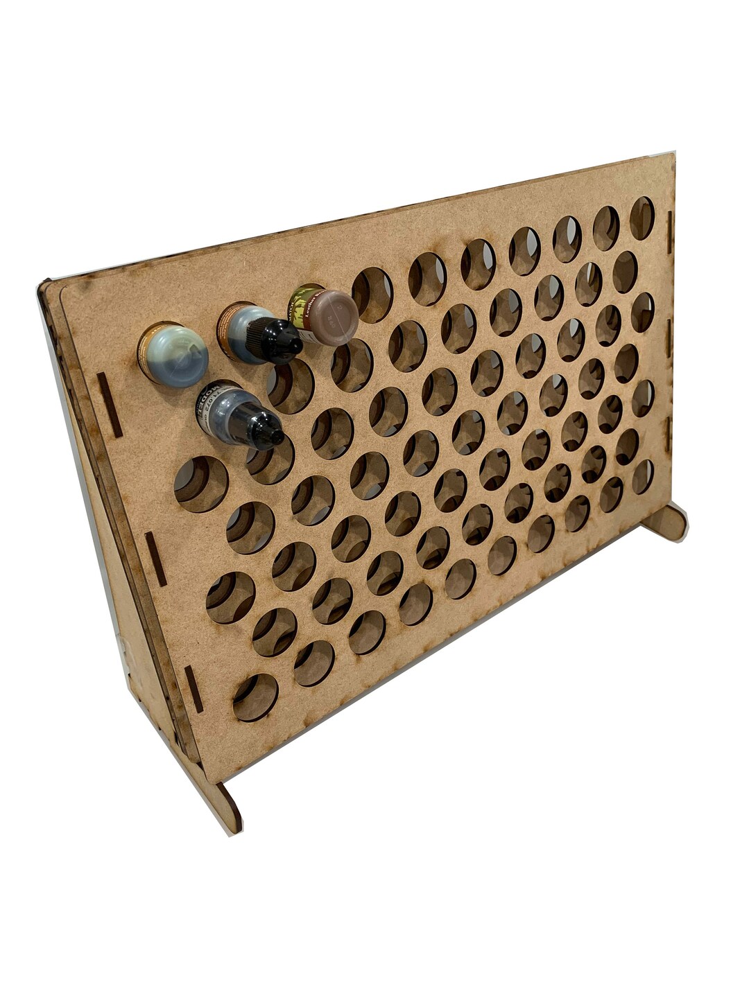 Wood Paint Bottle Rack Organizer for Army Painter Warpaints Paint 67 ...