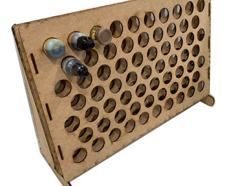 Wood Paint Bottle Rack Organizer for Army Painter Warpaints Paint 108 ...