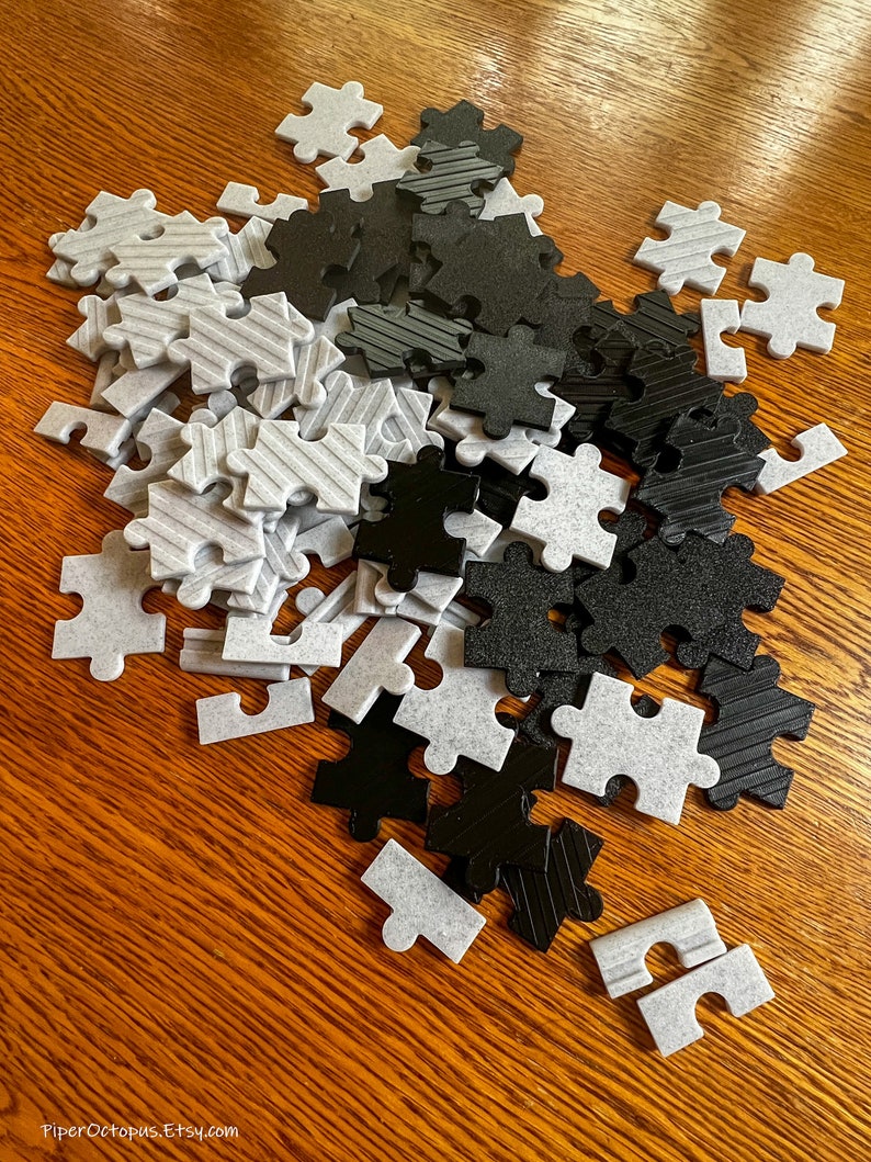 Puzzle Piece Chess Board, Chess Set - Etsy
