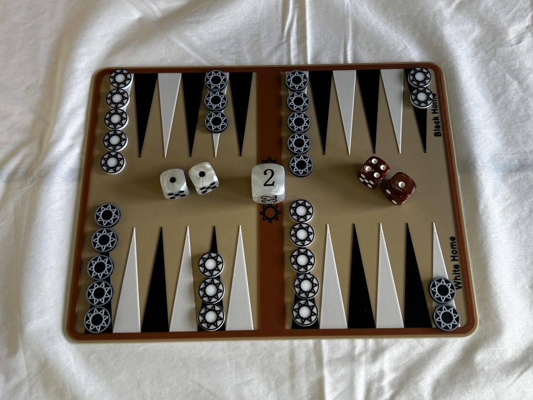 Portable Backgammon Set – Classic Strategy, Modern Design - Etsy