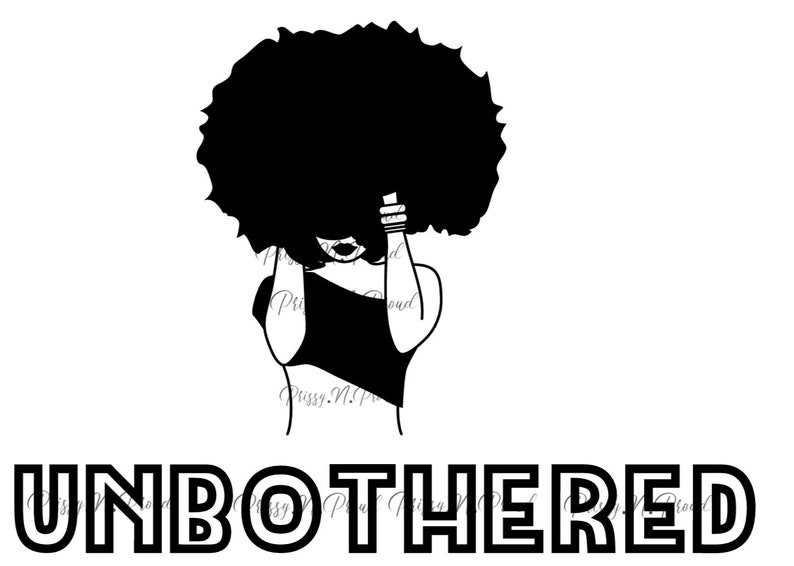 Unbothered SVG - Etsy