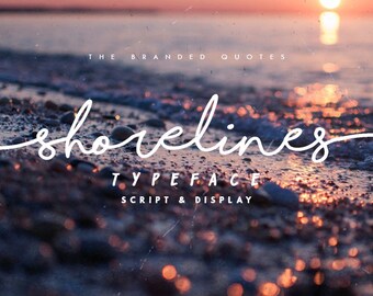 Shoreline Font - Etsy