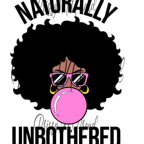 Unbothered Svg - Etsy