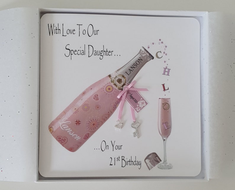 Personalised 21st Champagne Birthday Card Daughter Niece Etsy personalised-21st-champagne-birthday-card-daughter-niece-etsy