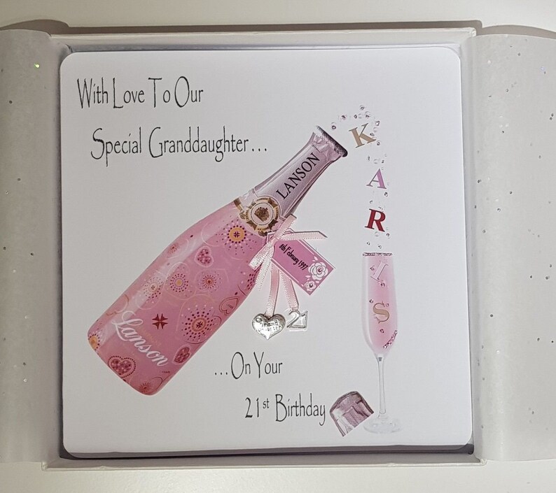 Personalised Granddaughter 21St Birthday Cards Bitrhday Gallery