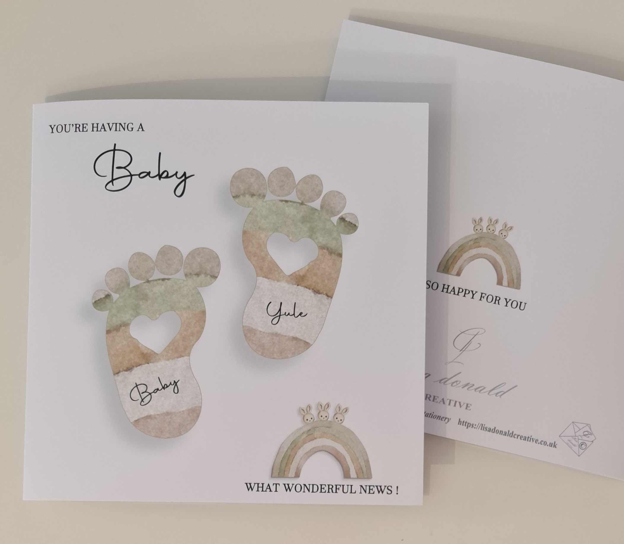 Personalised You're Having a Baby Card, New Baby, Baby Shower ...