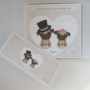 Personalised Wedding Card Springer Spaniel Cocker Sprocker Daughter ...