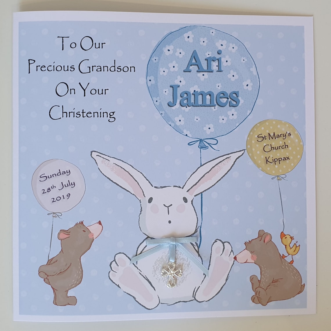 Personalised Grandson Christening Card Any Relation Occasion Etsy personalised-grandson-christening-card-any-relation-occasion-etsy