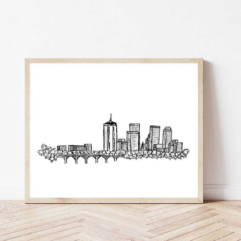 Tulsa Skyline - Etsy