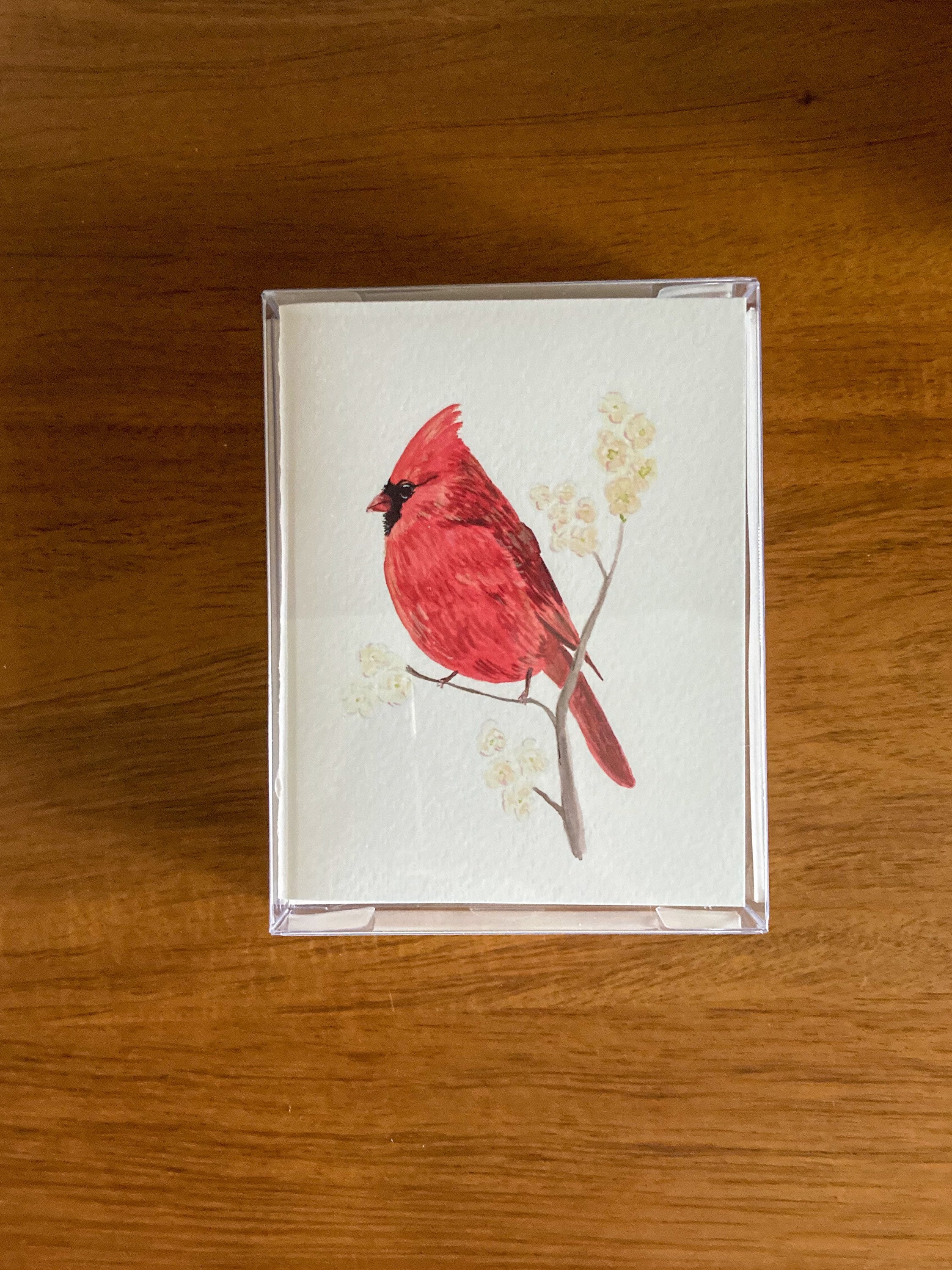 Cardinal Greeting Cards Set of 4 With Envelopes Northern - Etsy