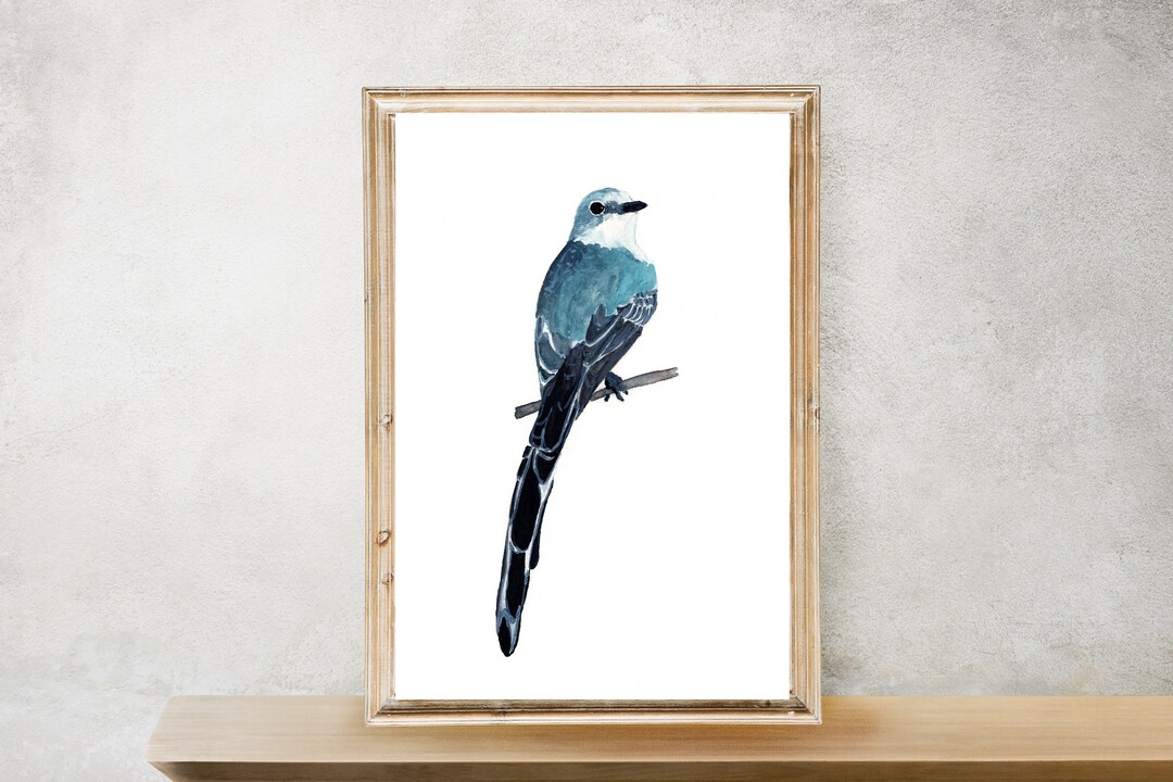 Northern Mockingbird Print | Texas State Bird - Etsy