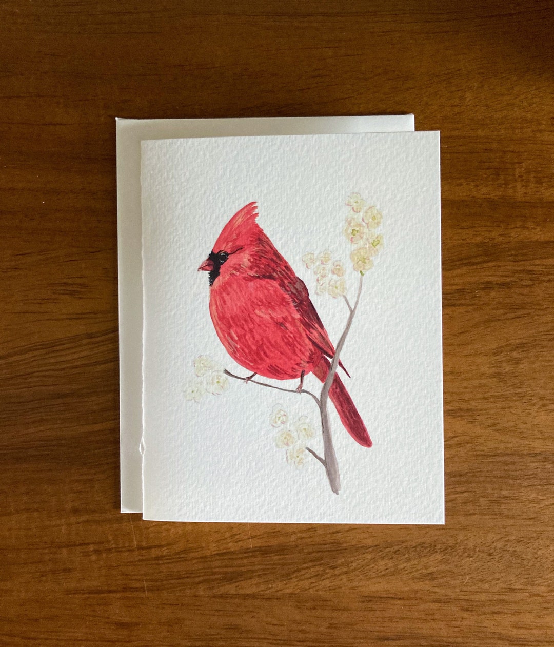 Cardinal Greeting Cards - Set of 4 With Envelopes - Northern Cardinal ...