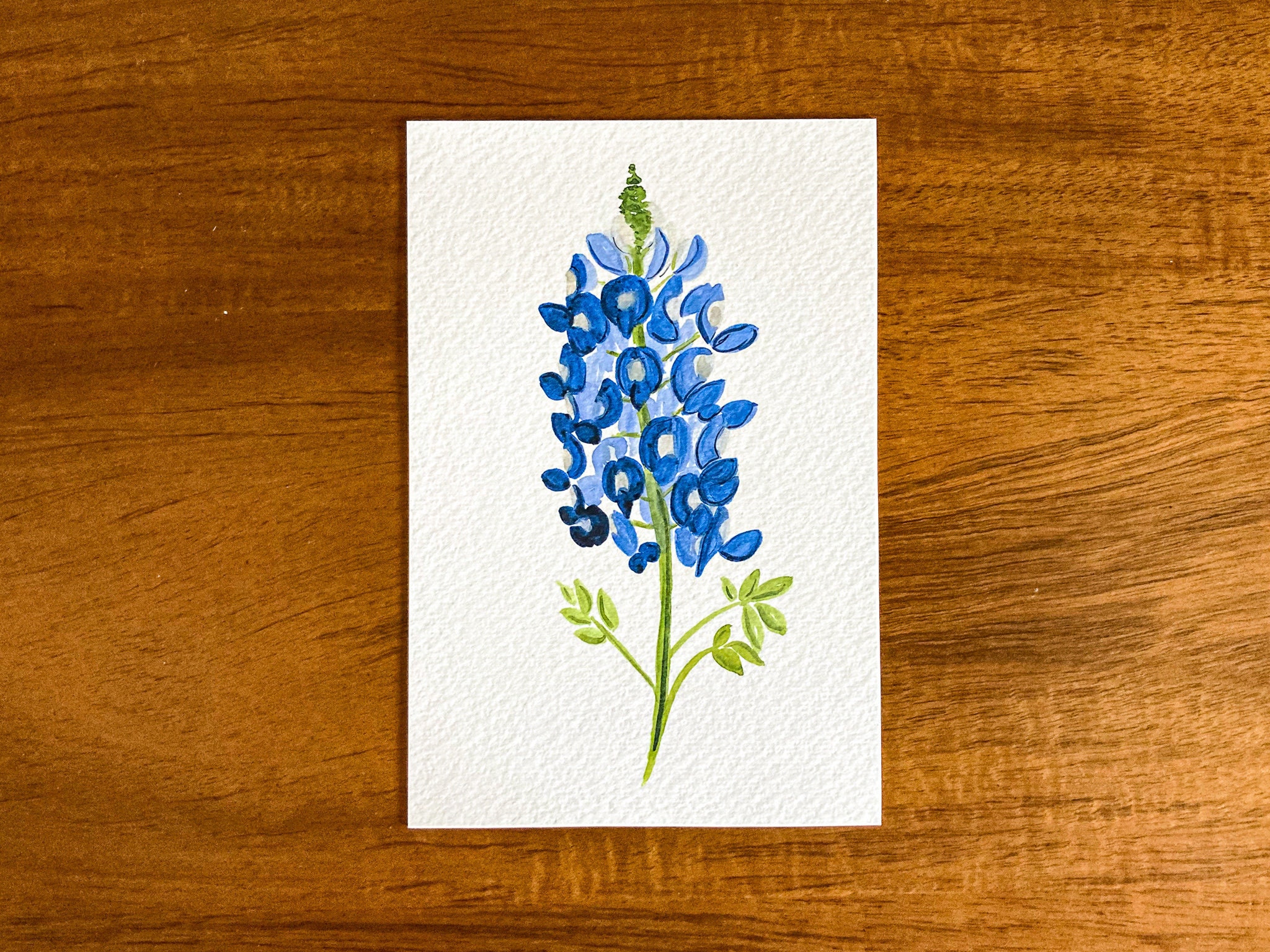 Bluebonnet Postcard - Set of 4 Postcards - Texas State Flower Postcard ...