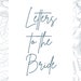 Letters to the Bride Cover - Instant Digital Download 5 COLORS! - Etsy