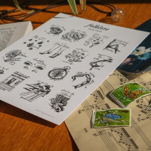 Taylor Swift Folklore Tracklist Print / Merchandise / Fanart - Etsy UK