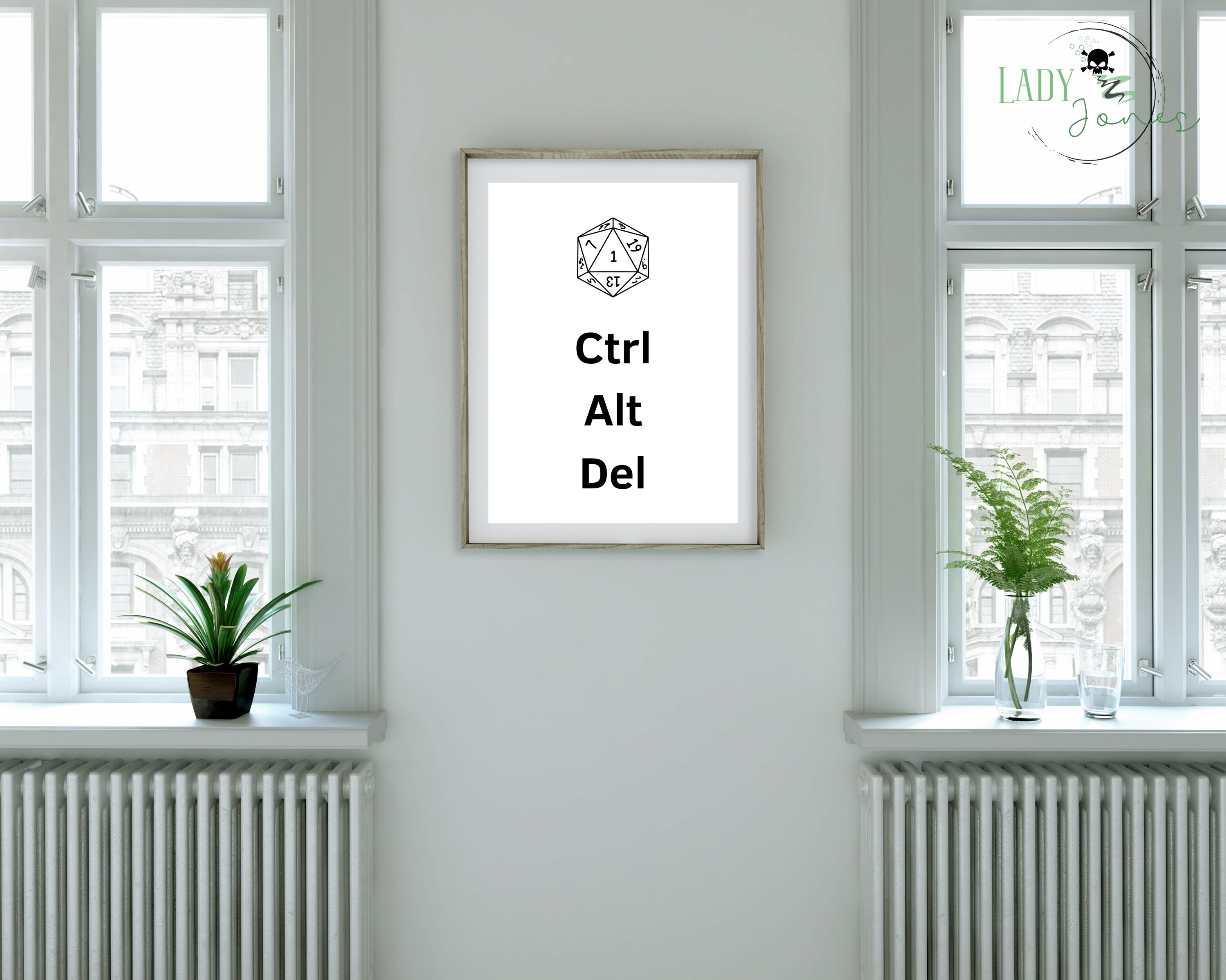Ctrl Alt Del Print Funny Geek Wall Decor | Etsy Canada