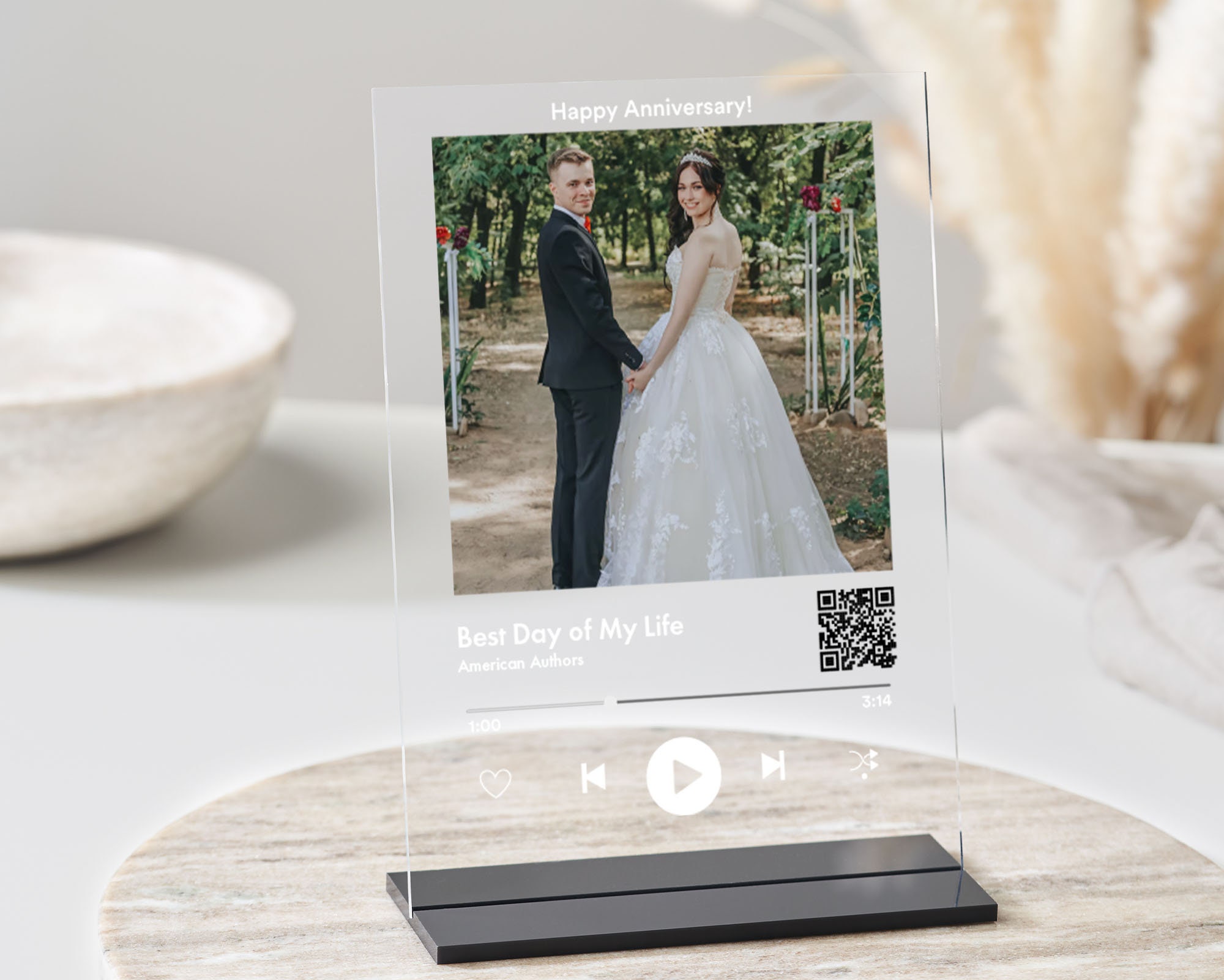 Personalised Custom Song Plaque With Stand Couple Gift Gift - Etsy UK