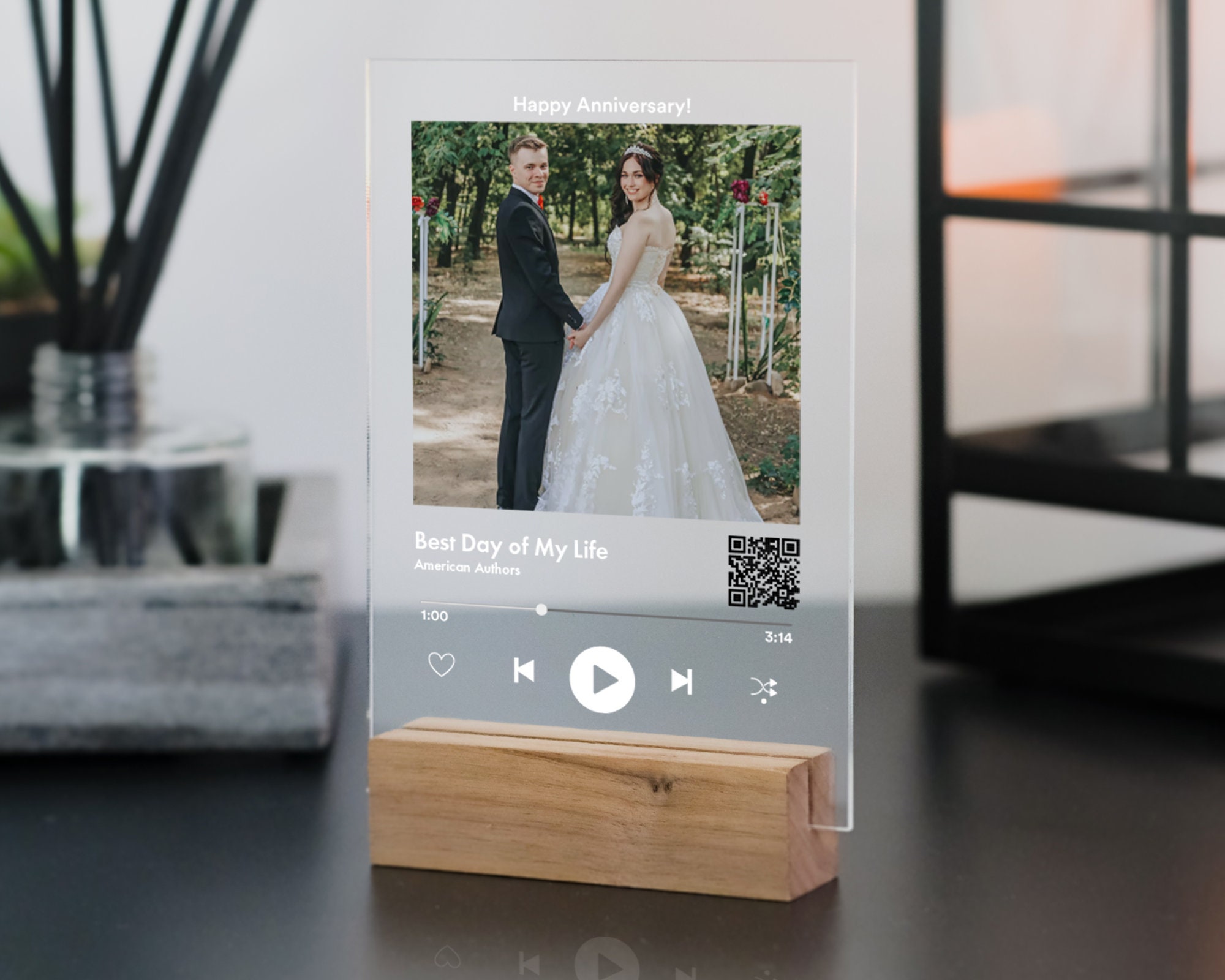 Personalised Custom Song Plaque With Stand Couple Gift Gift - Etsy UK