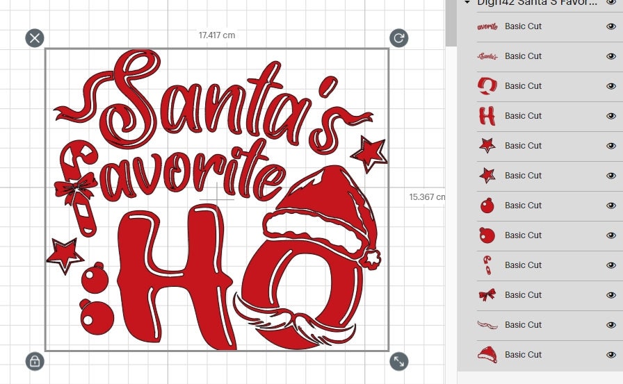 Santa's Favorite Ho Svgchristmas Svg Santa's Ho SVG - Etsy