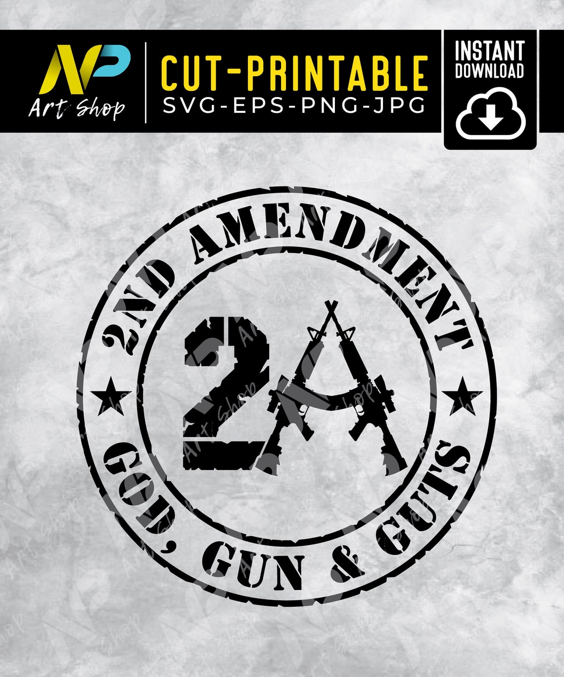 2A Svg, 2nd Amendment Svg, I Second That Svg, Second Amendment ...