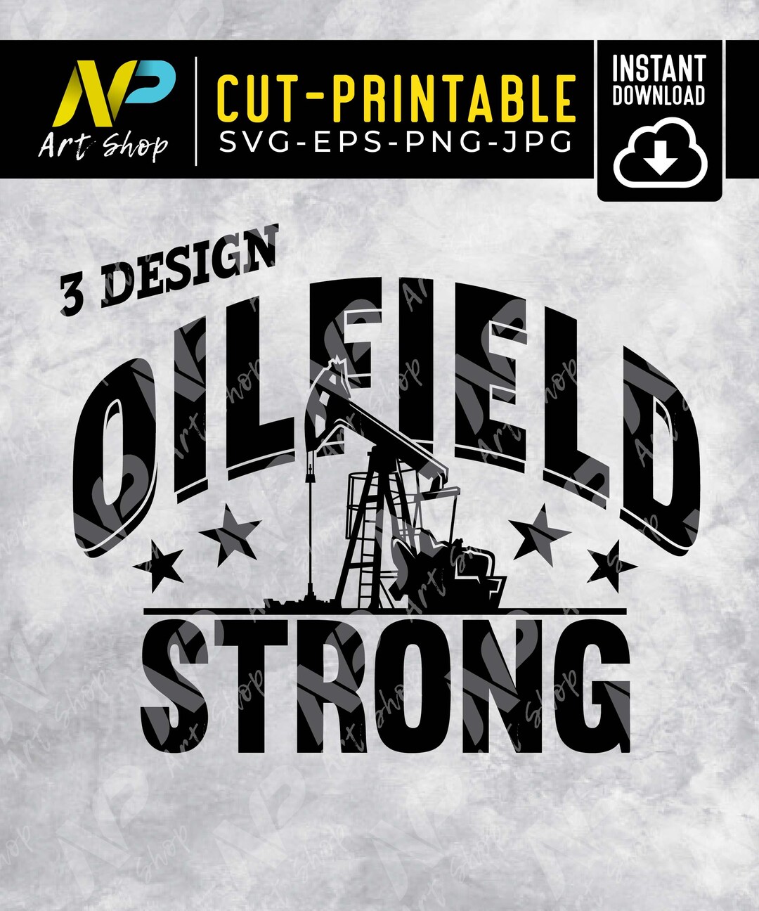 Oilfield Svg, Oilfield Strong SVG, Offshore Svg, Oil Rig Svg, Svg for ...